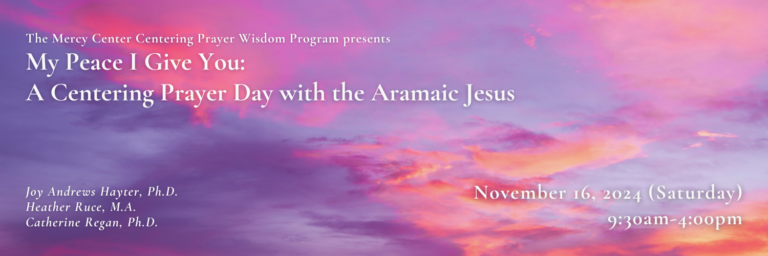 Events from September 1 – December 7 – Contemplative Outreach, Ltd.